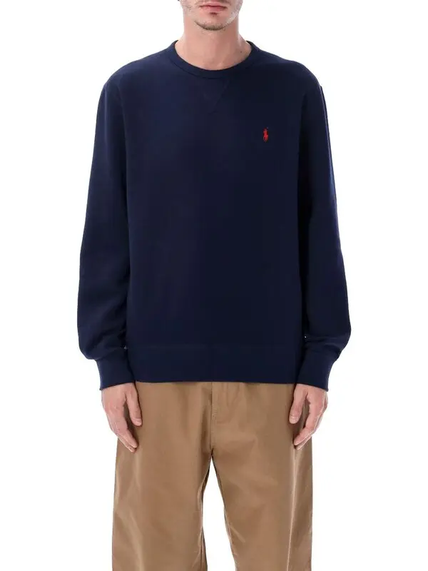 Ralph Lauren Cotton-blend Fleece Crewneck Sweatshirt - Cruise Navy