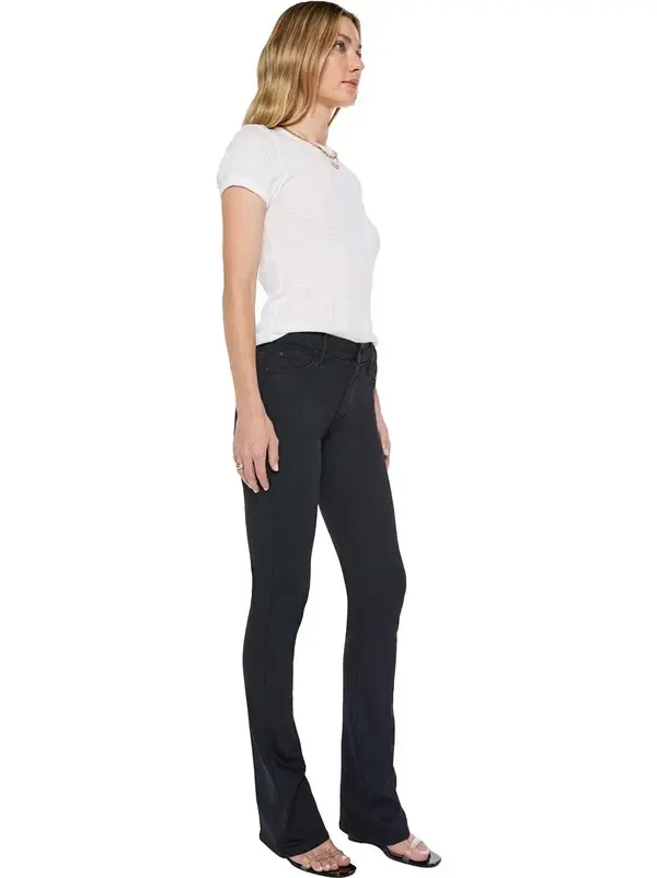 MOTHER The Runaway Not Guilty Flare Jeans - Black