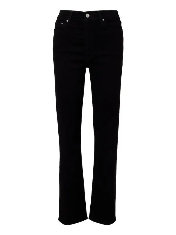 AGOLDE 90’s Pinch Waist High-rise Straight Jeans - Black