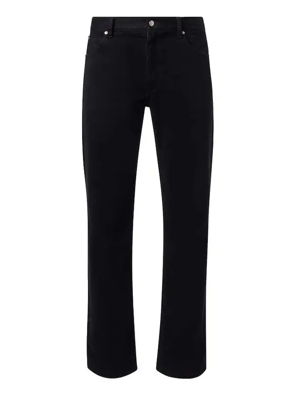 Calvin Klein 02 Mid-rise Straight Jeans - Black