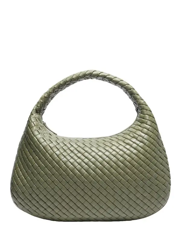 Bottega Veneta Intrecciato Medium Shoulder Bag - Green