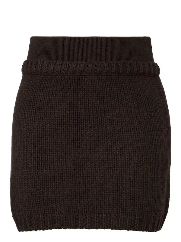 LISA YANG Lovi Mini Skirt - Brown