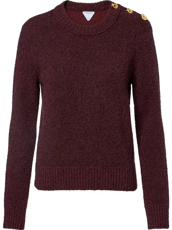 Bottega Veneta Knot Sweater - Burgundy