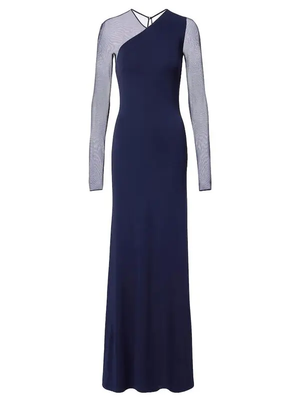 Ralph Lauren Brynn Jersey Gown - Blue