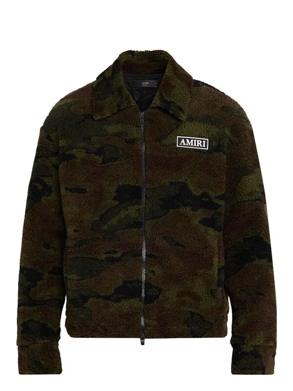 Amiri Camouflage Fleece Blouson - Camo