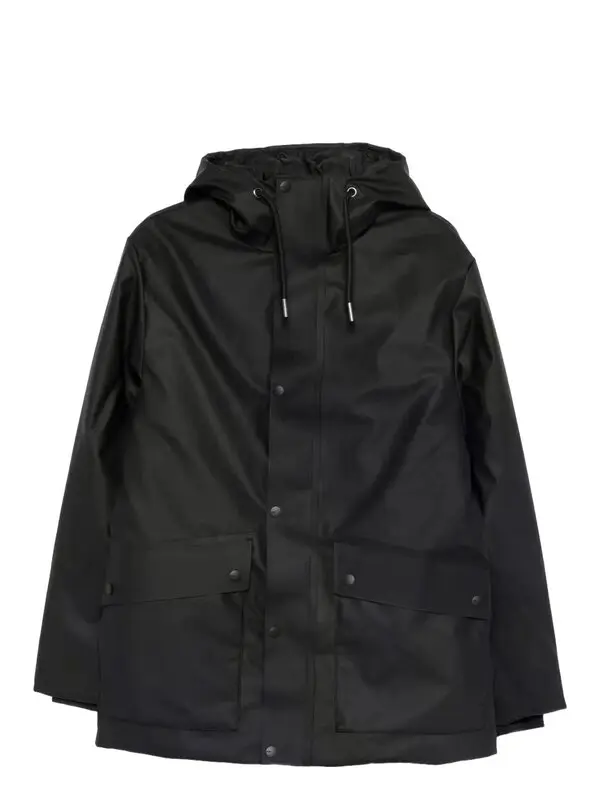 Rains Nome Hooded Waterproof Jacket - Black