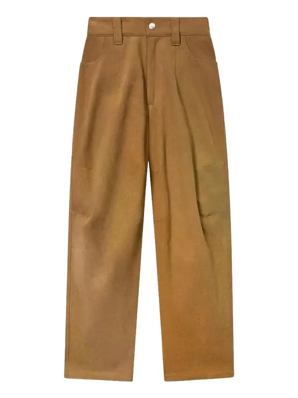 MARANT ETOILE Opalyna Button Trousers - Brown
