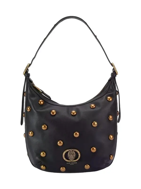 Kurt Geiger Logo-plaque Shoulder Bag - Black