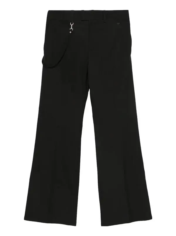 COURREGES Belt-loops Trousers - Black