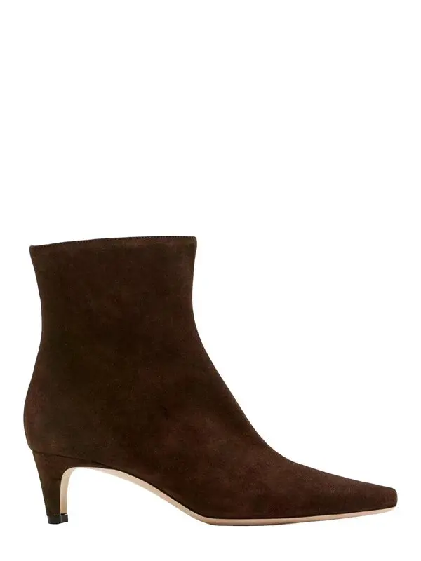 Staud 55mm Wally Pointed-toe Boots - Brown