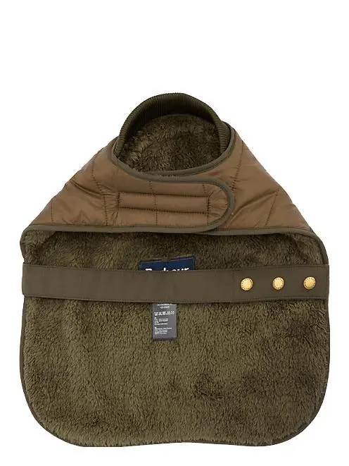 Barbour Brampton Quilted Shell Dog Coat - Olive Khaki