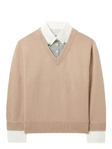 Claudie Pierlot Two-in-one Jumper - Beige