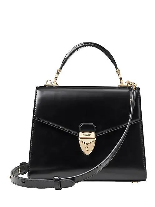 ASPINAL OF LONDON Leather Top-handle Bag - Black