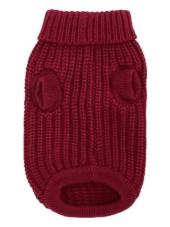 Barbour Knitted Dog Jumper - Biking Red