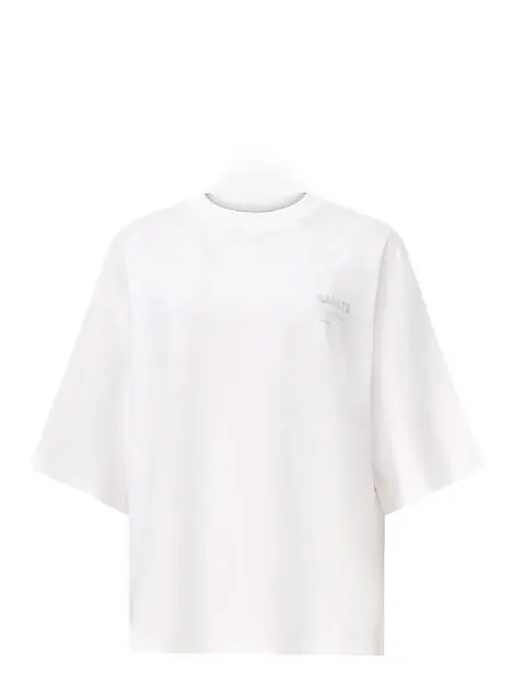 ALLSAINTS Logo-embroidered Relaxed-fit Cotton T-shirt - White