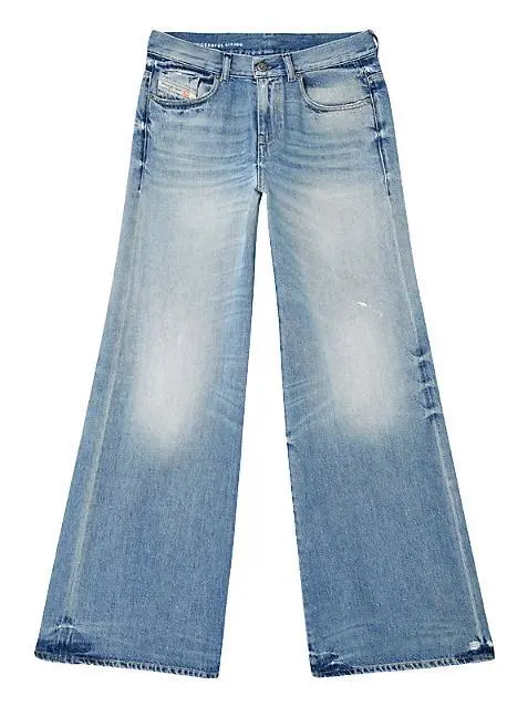 DIESEL 1978 Akemi Wide-leg Denim Jeans - 01