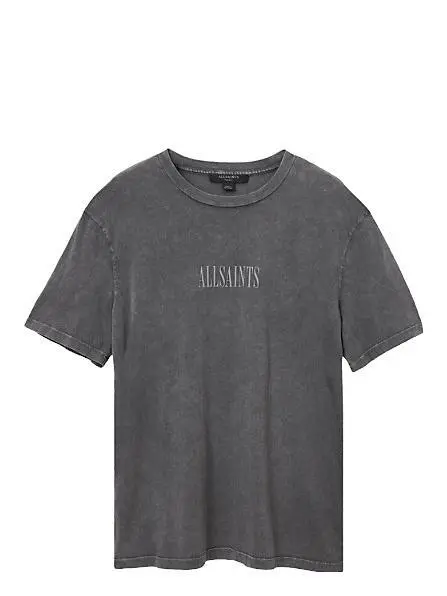 ALLSAINTS Wings Graphic Cotton T-shirt - Washed Black