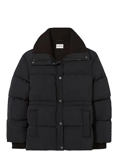 Claudie Pierlot Padded Woven Puffer Jacket - Black