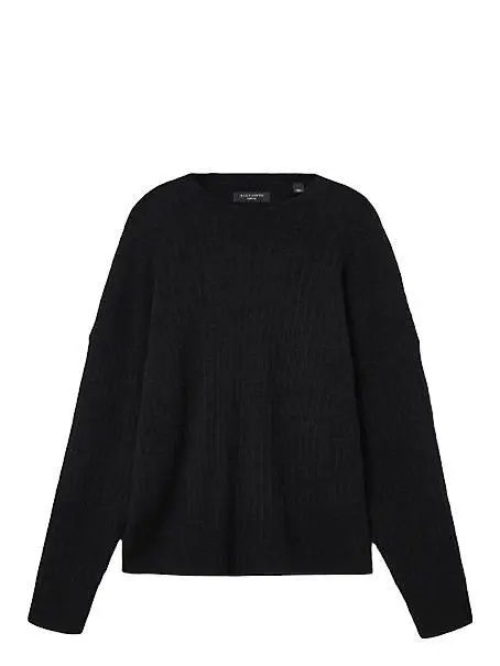 ALLSAINTS Jakob Crewneck Knitted Jumper - Black