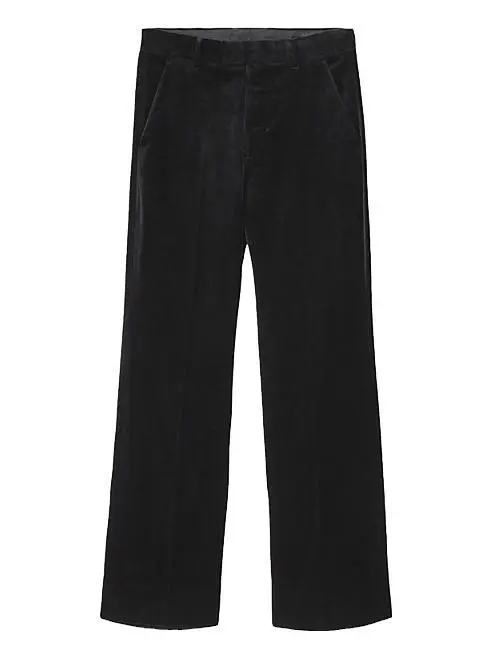 ALLSAINTS Straight-leg Cotton Trousers - Black