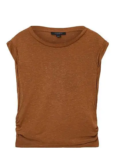 ALLSAINTS West Sleeveless Jersey Top - Torte Brown