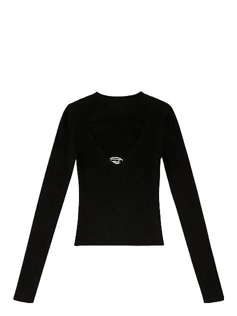 DIESEL M-olinas Cut-out Wool Top - 9xx