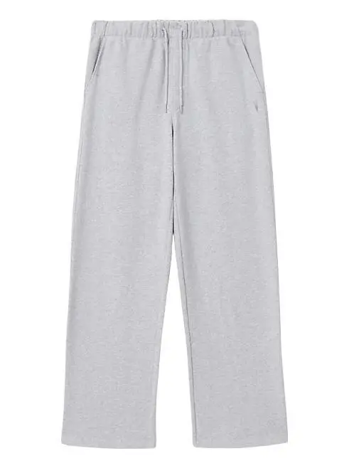 ALLSAINTS Asher Ramskull-embroidered Cotton Jogging Bottoms - Grey Marl