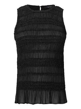 ALLSAINTS Marion Slim-fit Sleeveless Top - Black