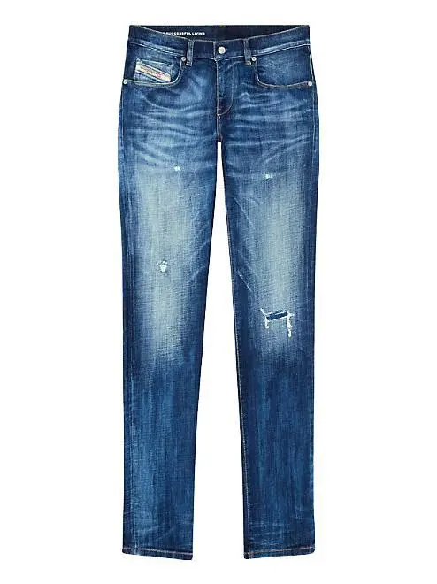 Diesel D-strukt Slim-leg Stretch-denim Jeans - 01