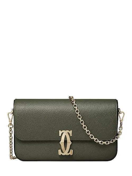 CARTIER C De Mini Chain Bag - Green