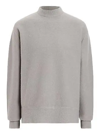 ALLSAINTS Crewneck Wool-alpaca Blend Jumper - Henge Grey