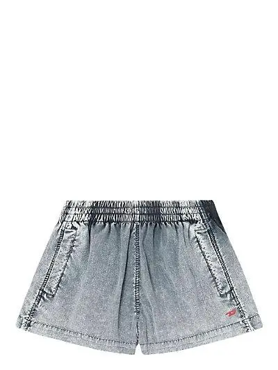 DIESEL Relaxed Fit Denim-effect Woven Shorts - 01