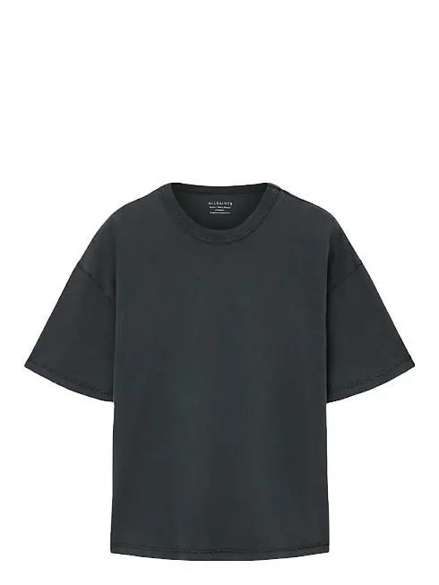 ALLSAINTS Cole Crewneck Cotton T-shirt - Washed Black