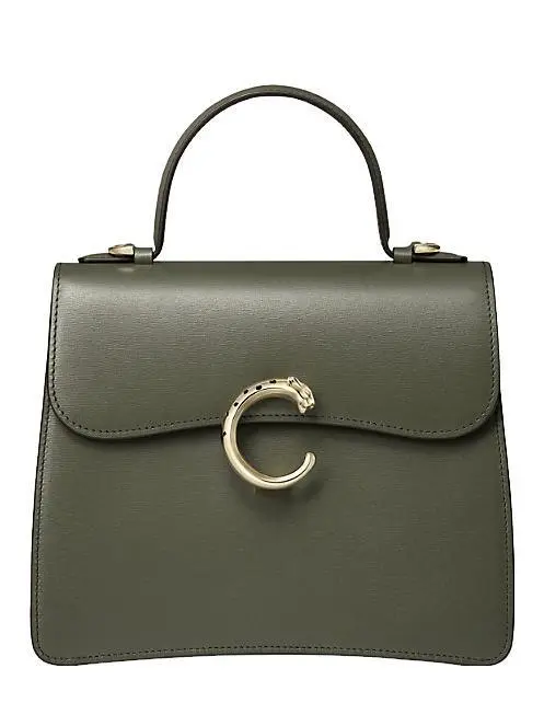 CARTIER Panthère De C Small Top-handle Bag - Green