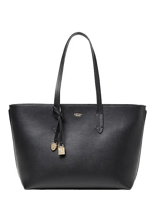 ASPINAL OF LONDON East West Leather Tote Bag - Black