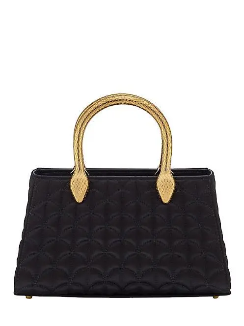 BVLGARI Serpentine Duette Top-handle Bag - Black