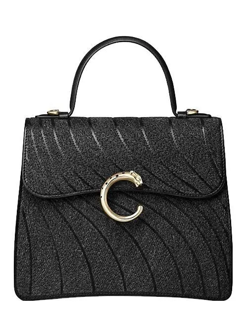 CARTIER Panthère De Top-handle Bag - Black