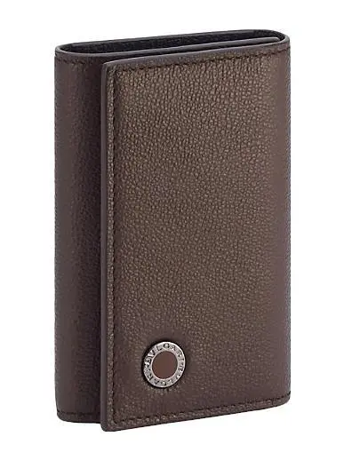 BVLGARI Leather Keyholder - Brown