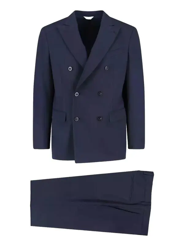 Boglioli Double-breasted Suit - Blue