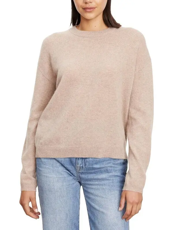 Velvet By Graham & Spencer Brynne Cashmere Sweater - Neutral
