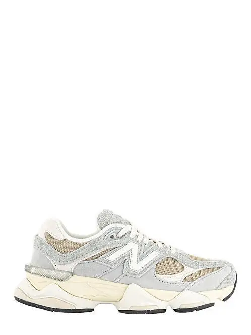 NEW BALANCE 9060 Suede And Mesh Trainers - Lone Star Grey Stoneware