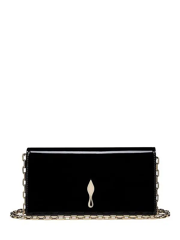 CHRISTIAN LOUBOUTIN Bettina Clutch Bag - Black/gold