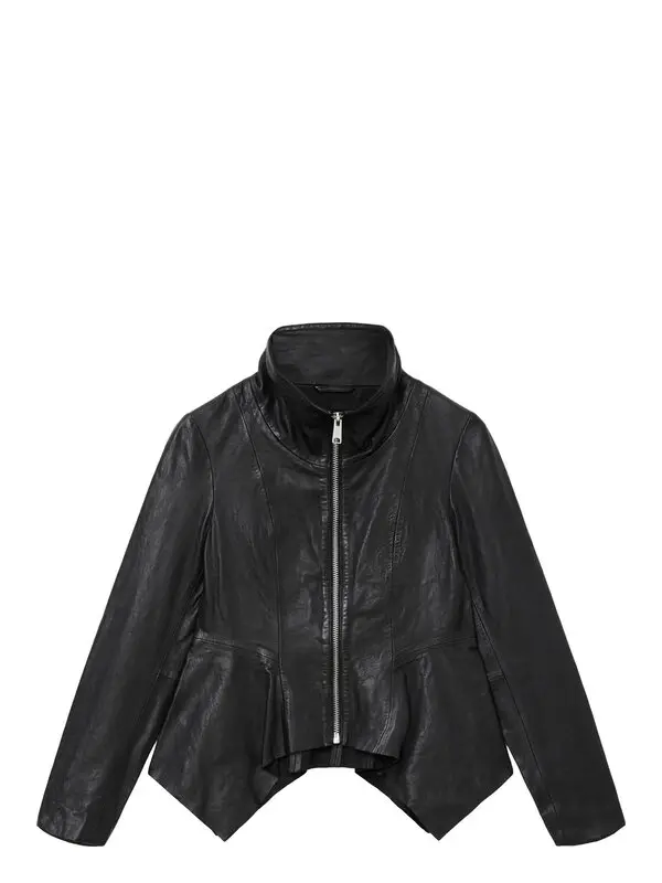 ALLSAINTS Leather Biker Jacket - Black