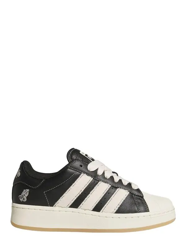 Adidas Superstar Xlg Dios Sneakers - Core Black/cream White/gold Metallic