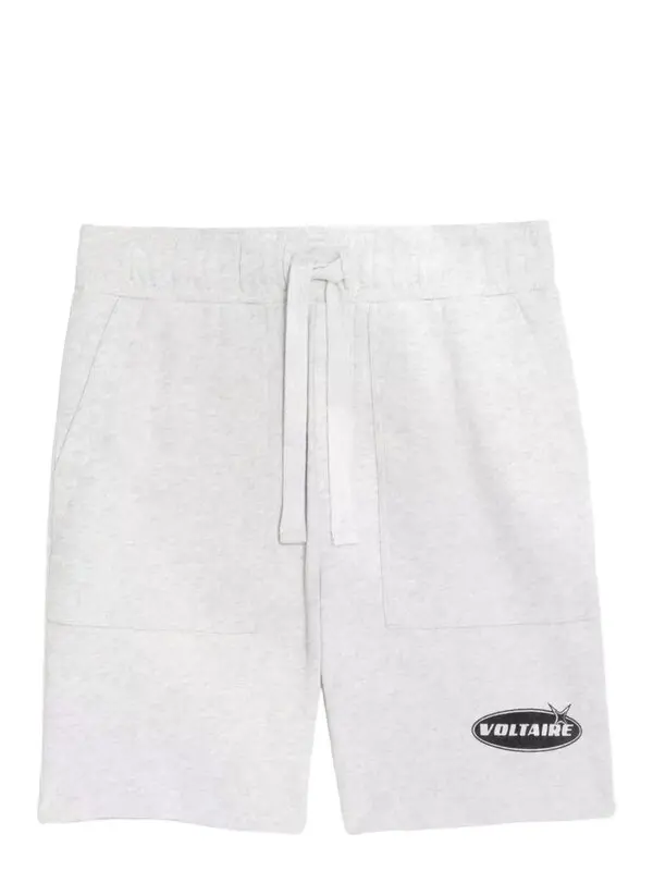 Zadig&Voltaire Logo Drawstring Shorts - Grey
