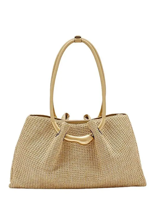 Cult Gaia Asa Satchel - Natural