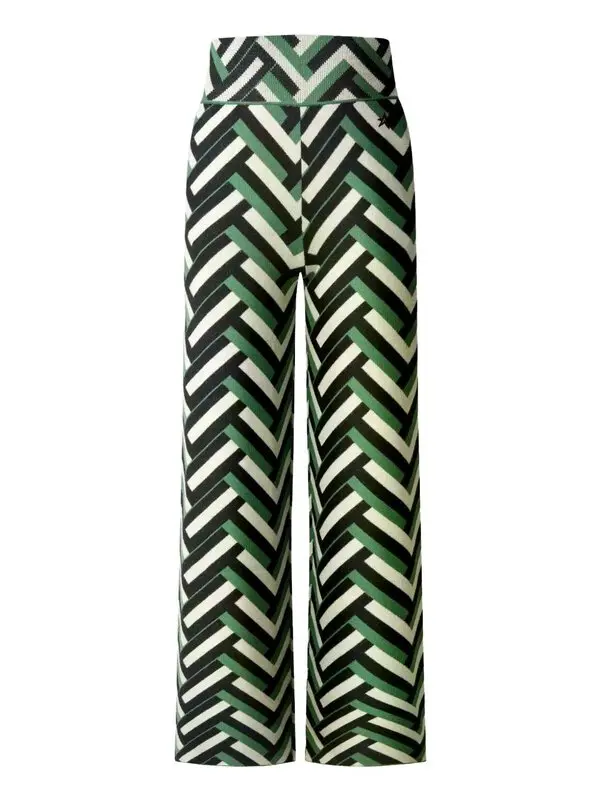 Perfect Moment Waffle-print Pants - Green