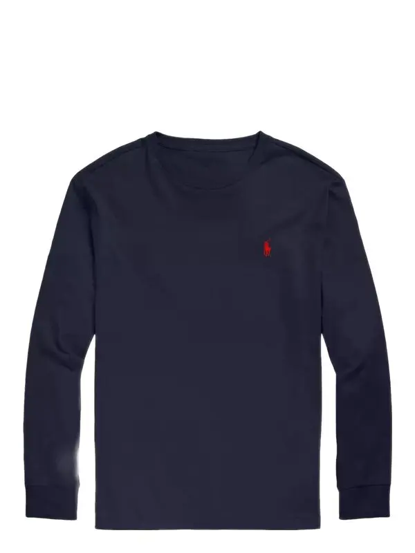 Polo Ralph Lauren Embroidered Long-sleeve T-shirt - Blue