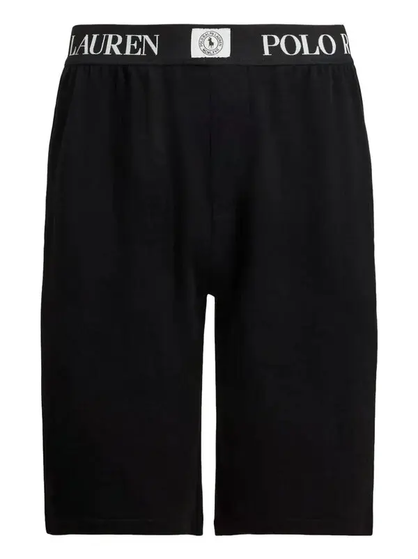 Polo Ralph Lauren Elastic Sleep Shorts - Black