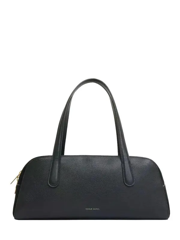 MANSUR GAVRIEL Helios Leather Shoulder Bag - Black